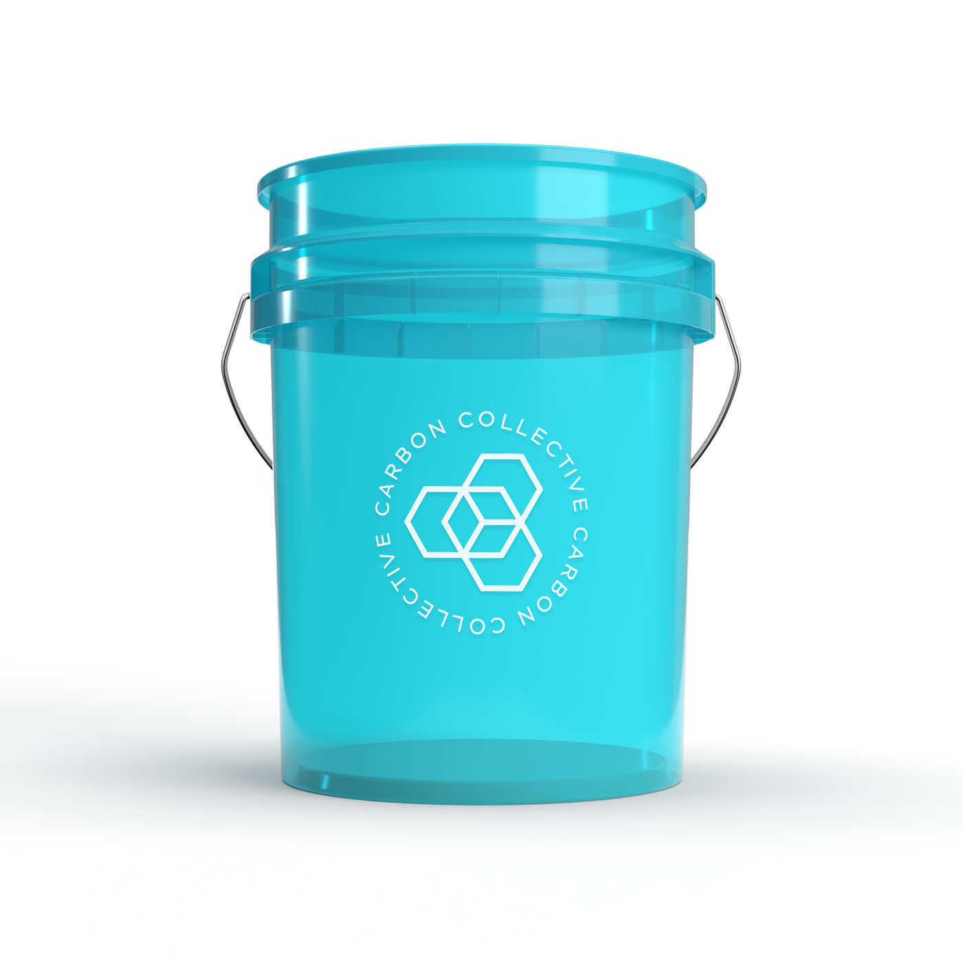 CARBON COLLECTIVE Signature Clear Teal Detailing Bucket — Just Detailing UK